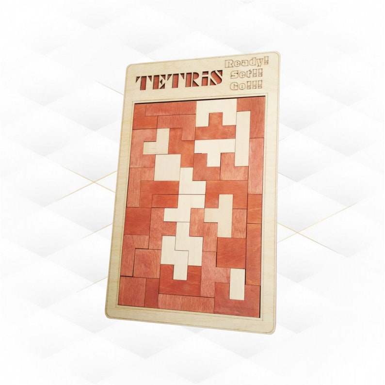 Puzzles Tetris Svg Dxf Files for Laser Cutting. Laser Design. - Etsy