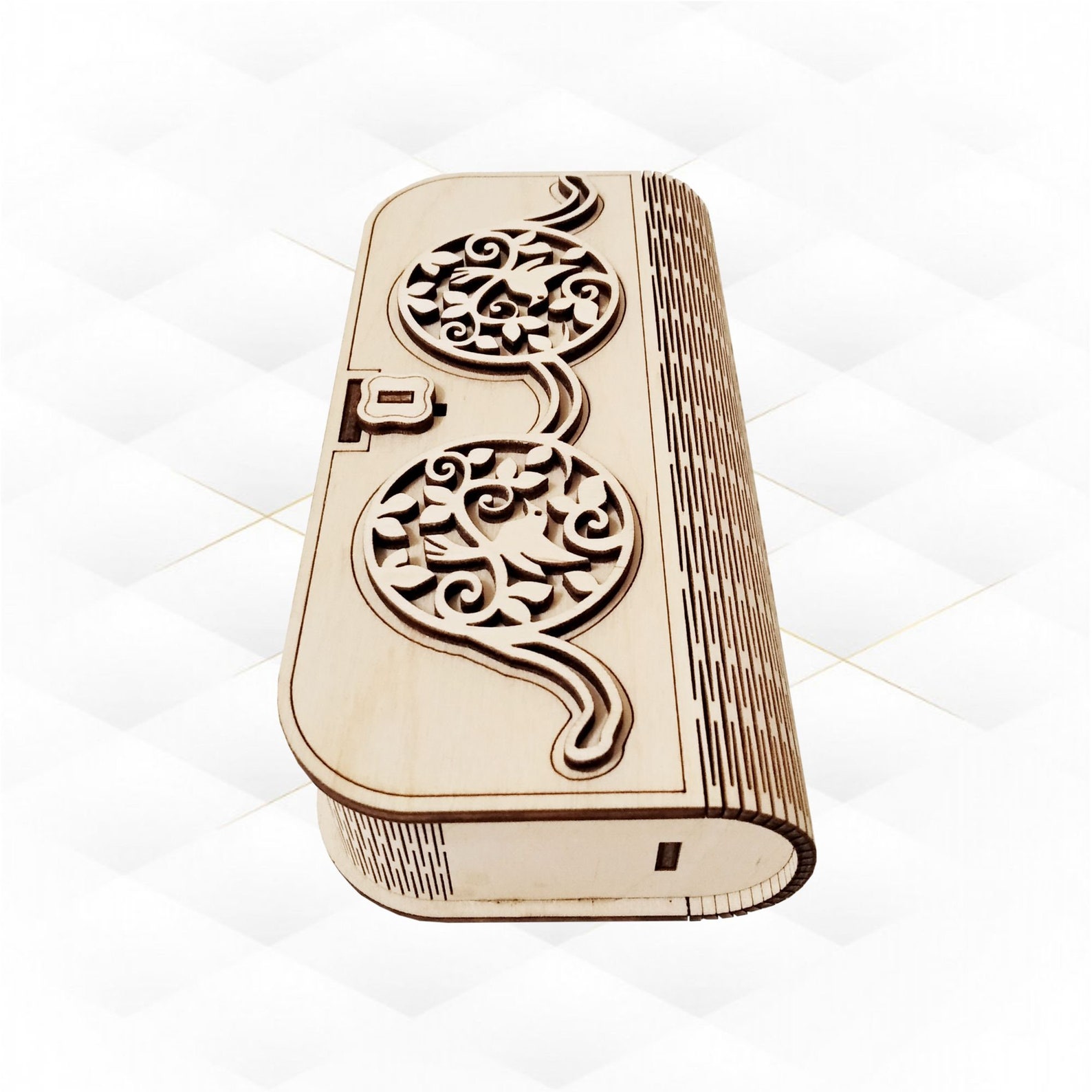 Case Box for Glasses Laser Cut Design. Laser Vector Files. - Etsy