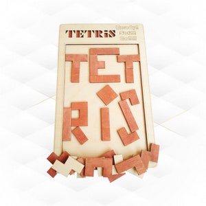 Puzzles Tetris Svg Dxf Files for Laser Cutting. Laser Design. - Etsy