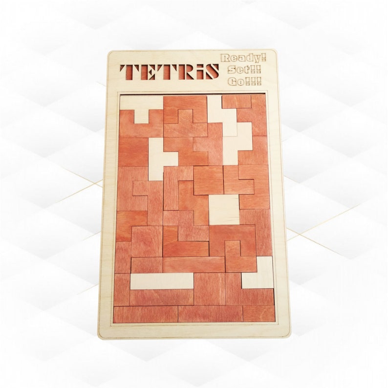 Puzzles Tetris Svg Dxf Files for Laser Cutting. Laser Design. - Etsy