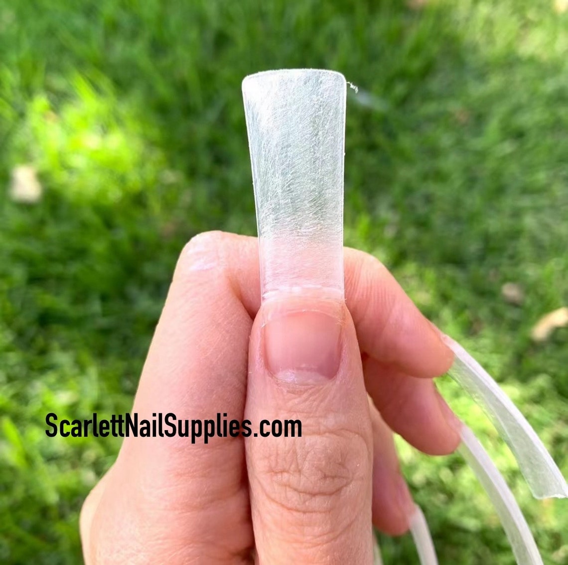 XL Duck Feet Half Cover Non C-curve Nail Tips - Etsy