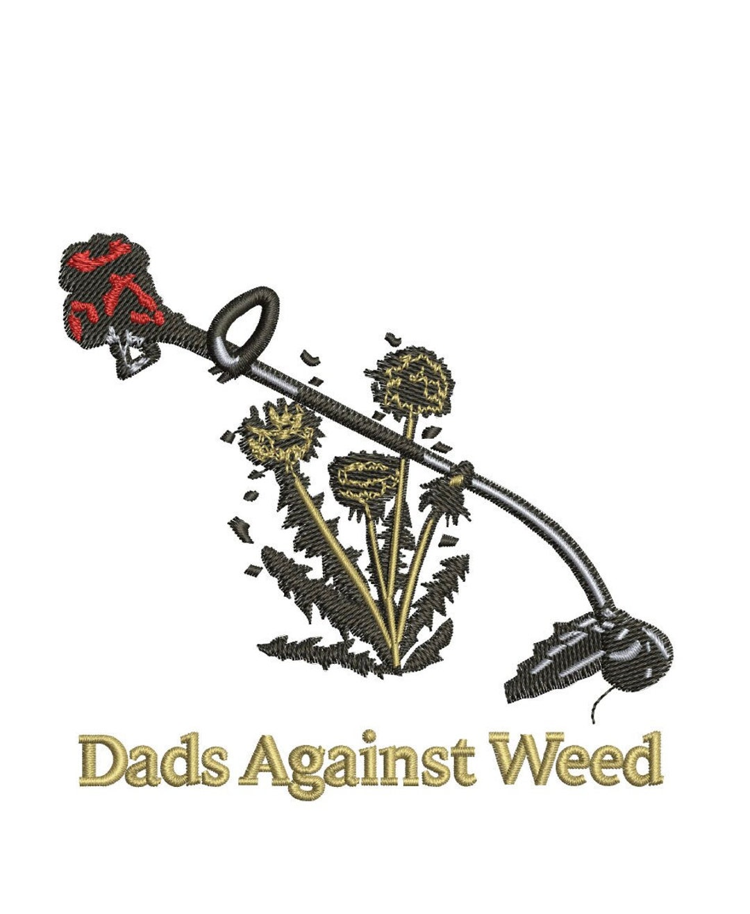 Dad Against Weed Embroidery Pattern Digital File-marijuana Machine PNG ...