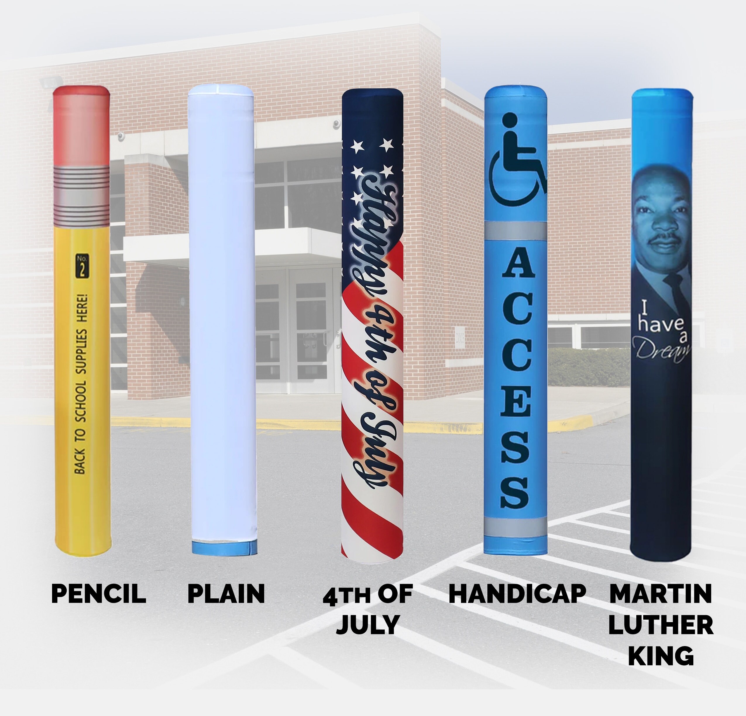 In-stock Bollard Covers - Bollard Sox - Etsy