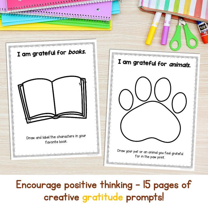 Printable Gratitude Journal for Kids November Gratitude Activity ...