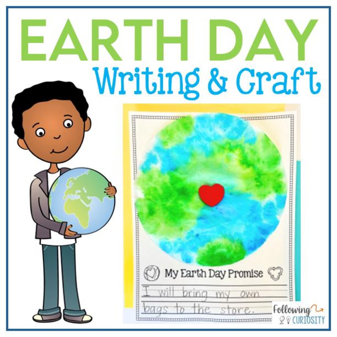 Earth Day Writing & Craft Activity: Spring Craft (PDF) - Etsy