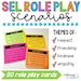 SEL Role Play Scenario Cards: Social-emotional Learning Problem-solving ...