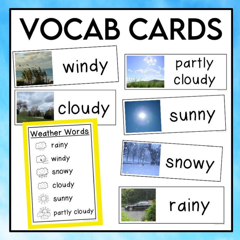 Printable Weather Observation Journal | Kindergarten-1st Grade Weather ...