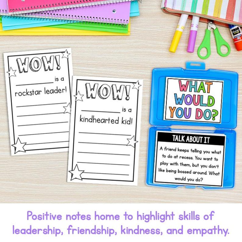 SEL Role Play Scenario Cards: Social-emotional Learning Problem-solving ...