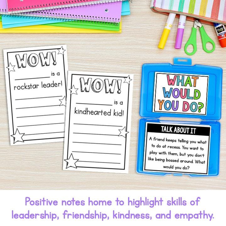 SEL Role Play Scenario Cards: Social-emotional Learning Problem-solving ...