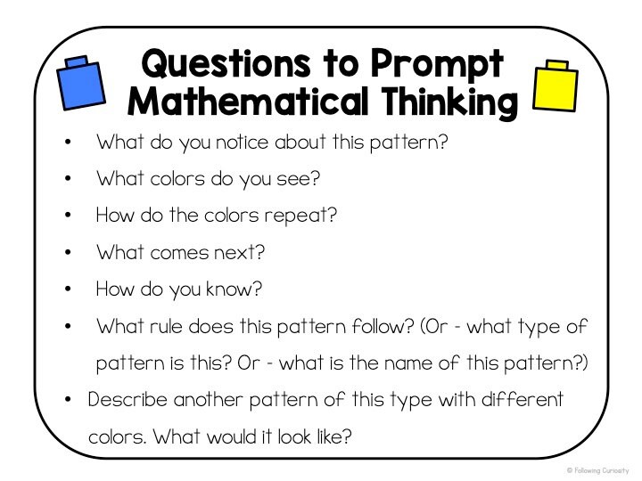 Repeating Pattern Task Cards With Unifix Cubes - Etsy