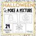 Halloween Pin Poking Fine Motor Center | Halloween Fall Party Activity ...