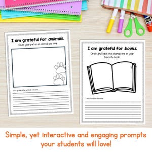 Gratitude Journal for Kids | Printable Thanksgiving Gratitude Activity ...