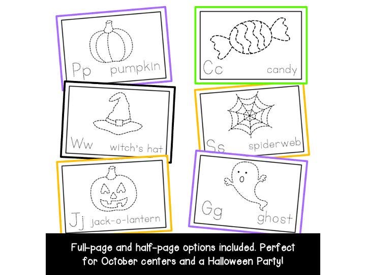 Halloween Pin Poking Fine Motor Center | Halloween Fall Party Activity ...