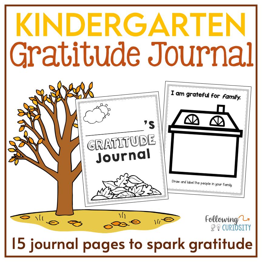 Printable Gratitude Journal for Kids | November Gratitude Activity ...