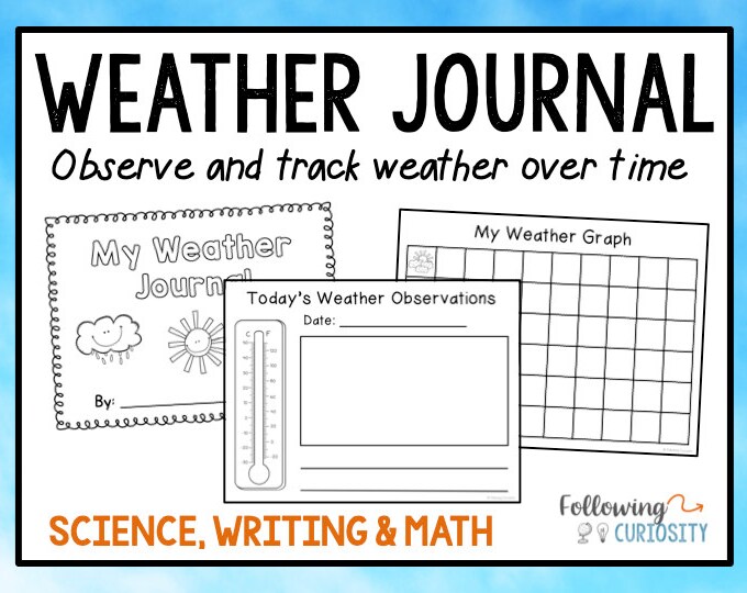 Science Activities : Weather Unit for Kindergarten, First Grade and ...