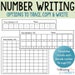 Number Writing to 100 Practice Pages: Kindergarten & 1st Grade Number ...
