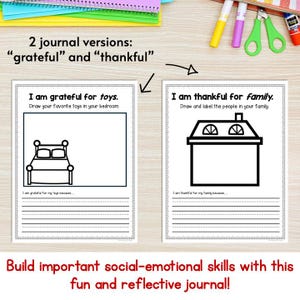 Gratitude Journal for Kids | Printable Thanksgiving Gratitude Activity ...