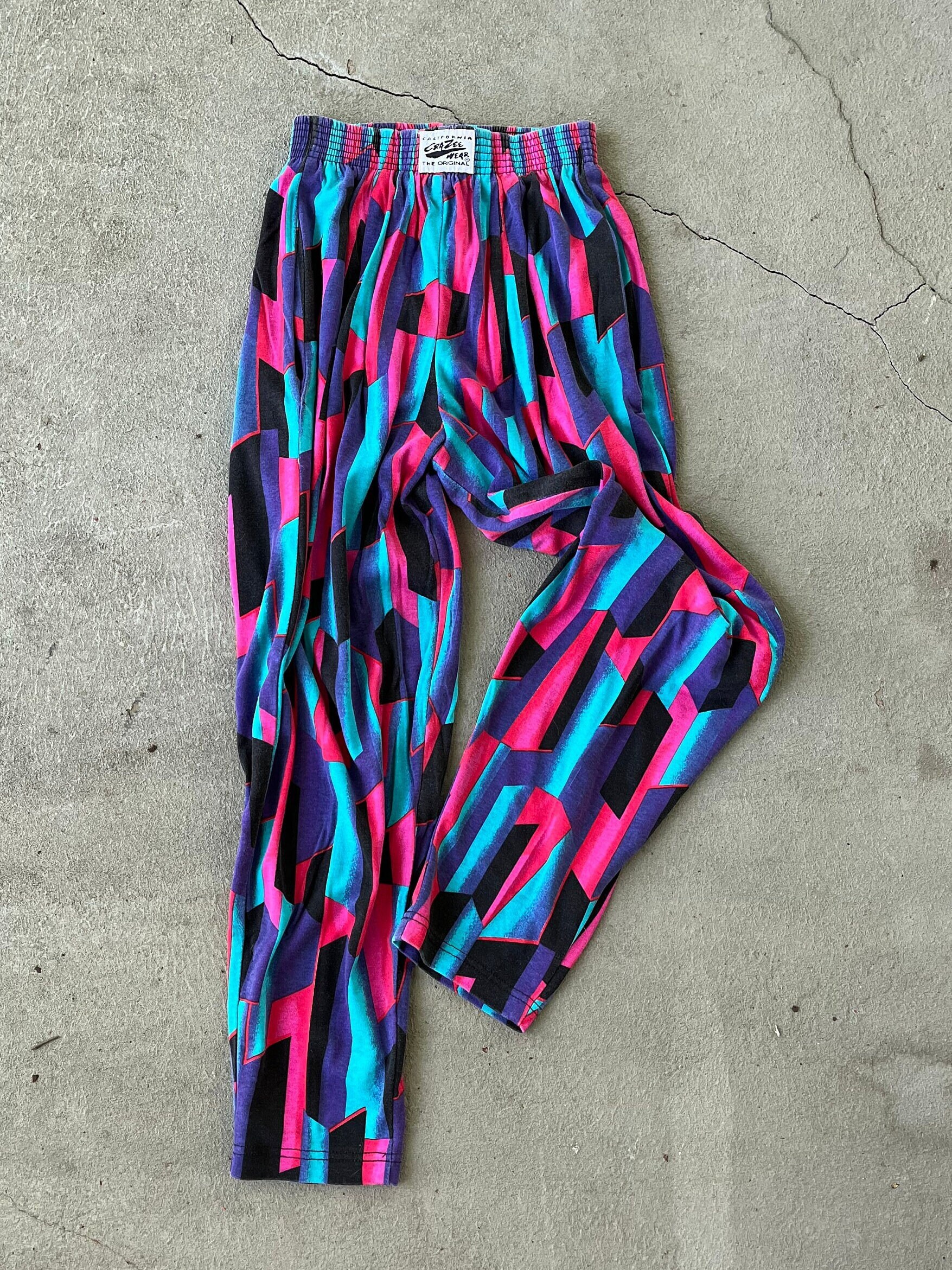 Crazee Wear Crazee Wear Baggy Workout Pants With Predator Design