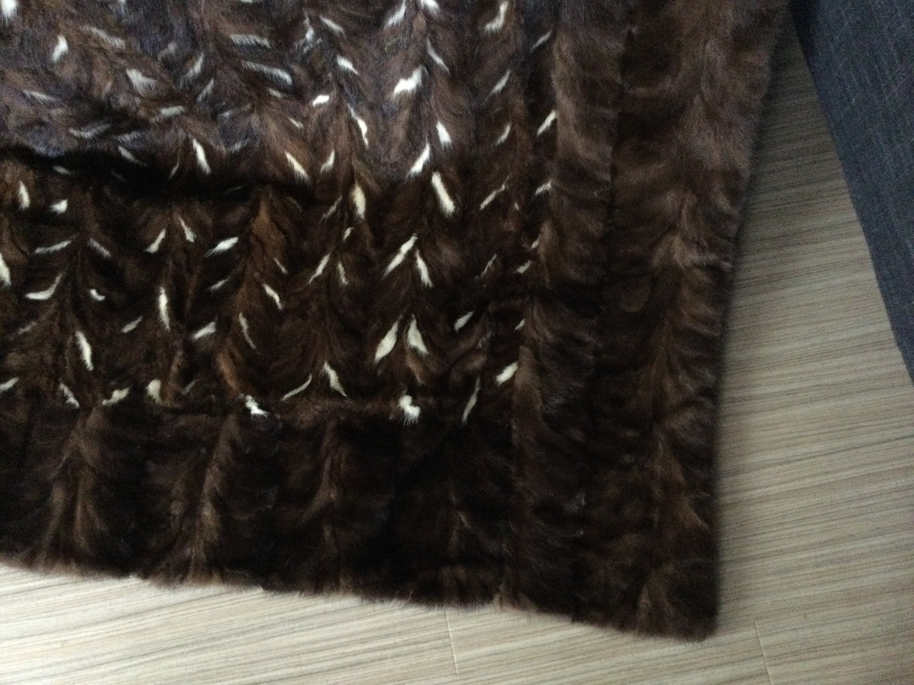 Recycled Real Mink Fur Throw and Cushion - Etsy