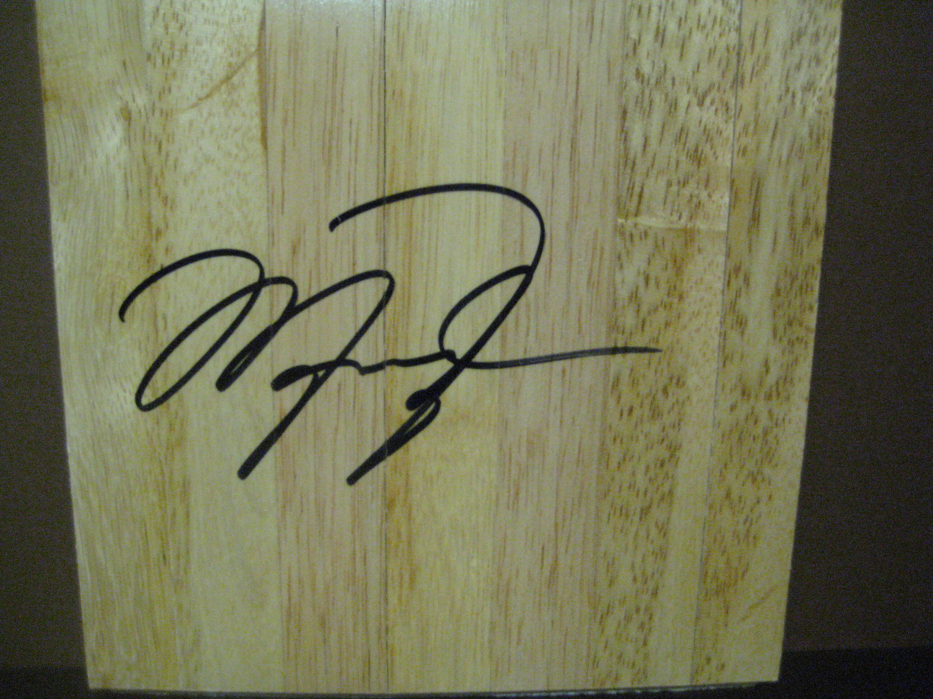Michael Jordan Chicago Bulls Autographed 6x6 Wooden Floor - Etsy