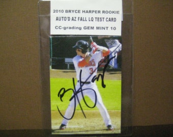 Bryce Harper Signed - Etsy