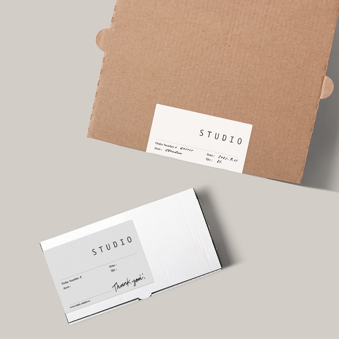 Large-sized Paper Sticker Label Rectangle 500 Pcs - Etsy