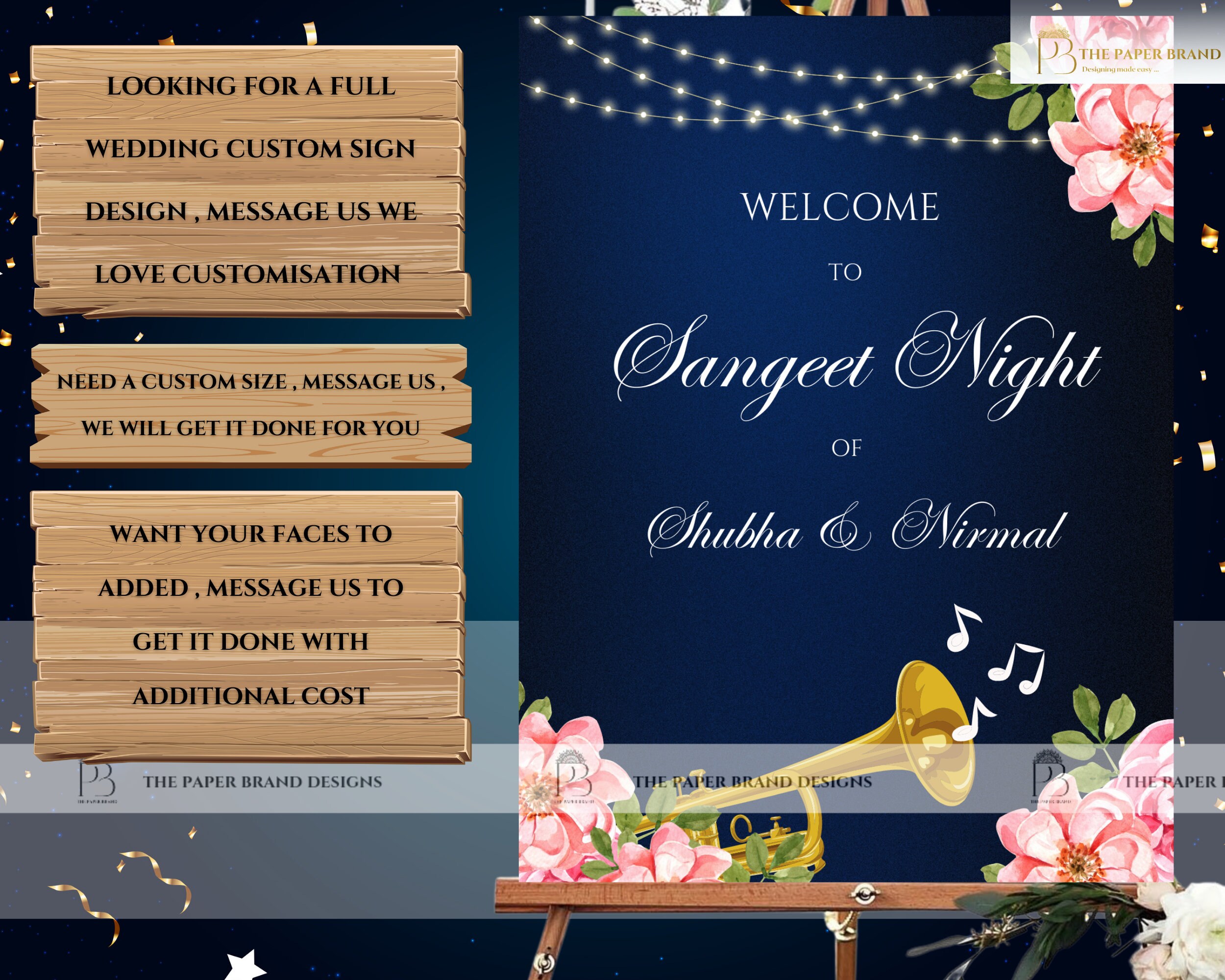 Sangeet Welcome Signs in Indian Wedding Posters , Indian Wedding ...