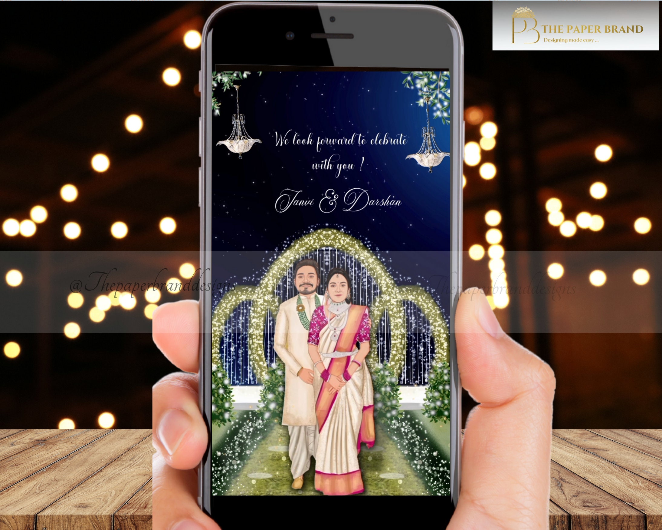 Indian Wedding Invitation Video ,indian Animated Invite,indian Invite ...