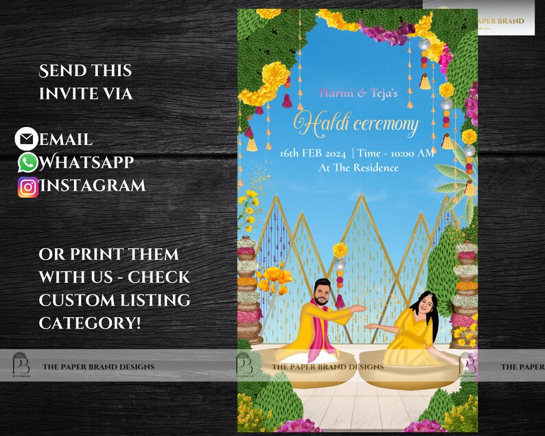 Pithi Invitation as Maiyan Invites, Holud Invites as Pithi Cards, Haldi ...
