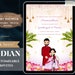 Indian Baby Shower Phone Invite Valaikappu, Godh Bharai Ceremony Invite ...
