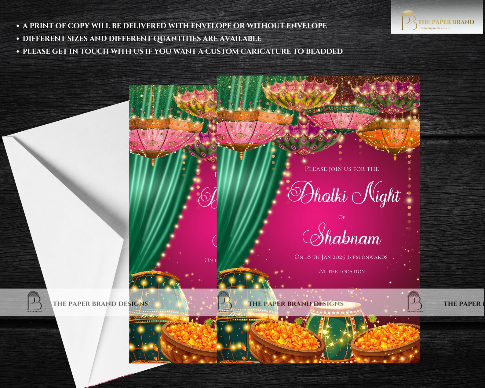 Dholki Invites for Dholki Night Signboard in Dholki Welcome Boards in ...