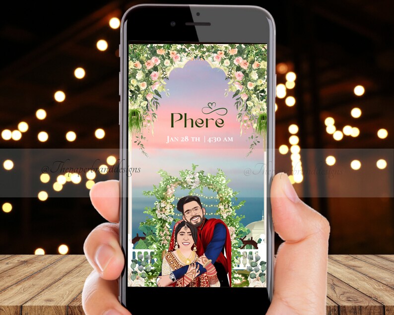 Indian Wedding Invitation Video ,indian Animated Invite,indian Invite ...