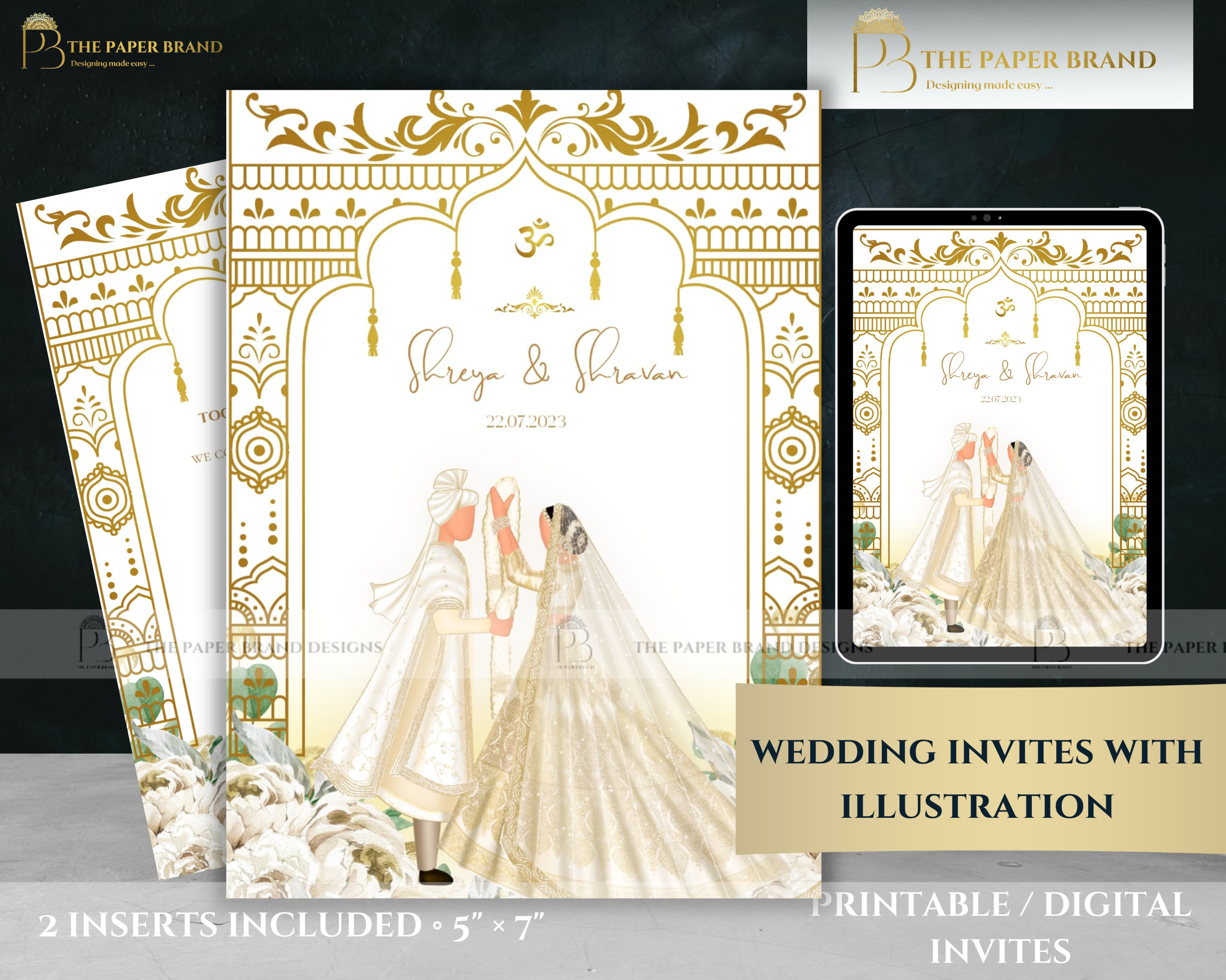 Indian Wedding Invite & as Digital Wedding Invites ,indian Engagement ...