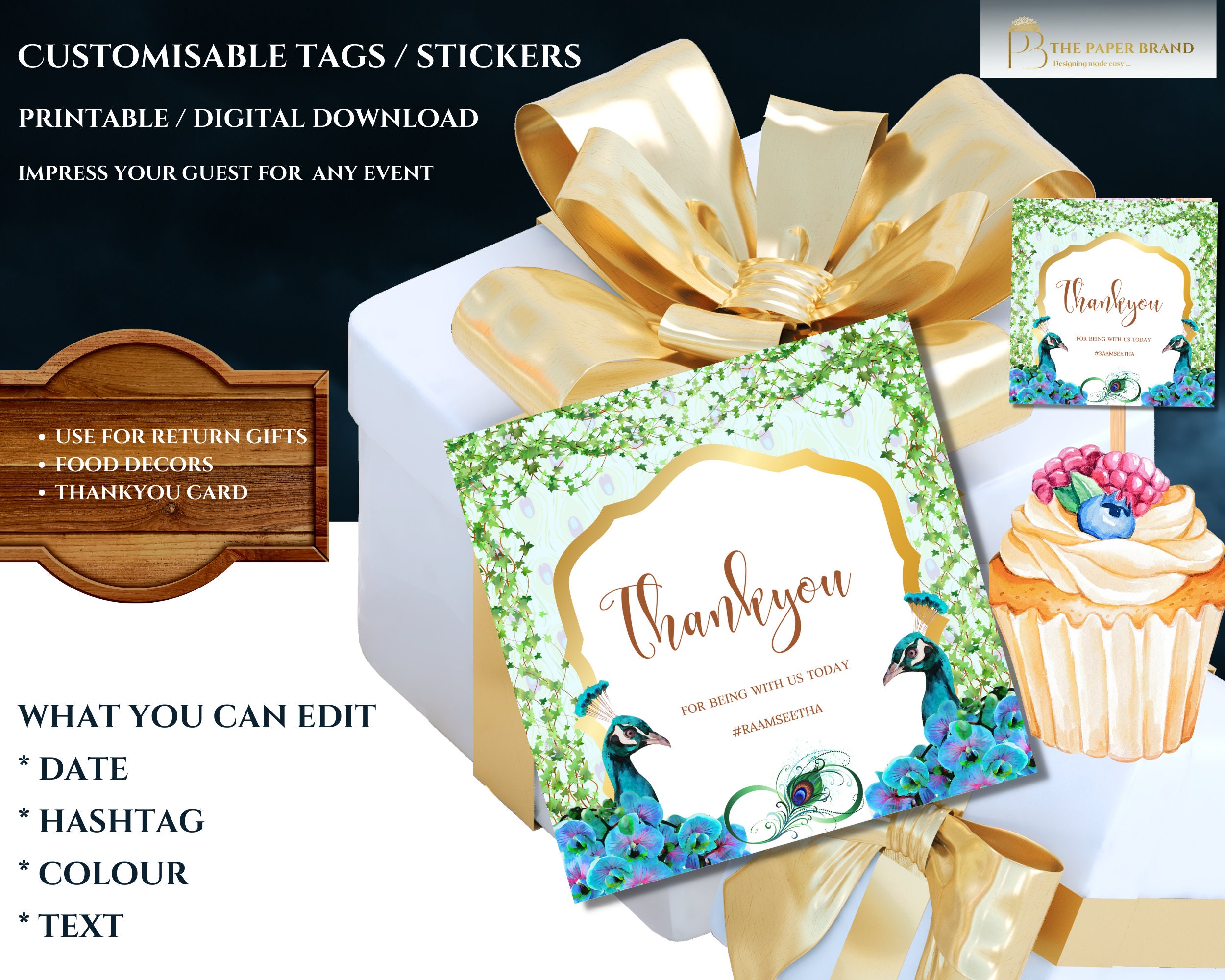 Indian Favor Tagsindian Return Gift Tags Food Cards - Etsy