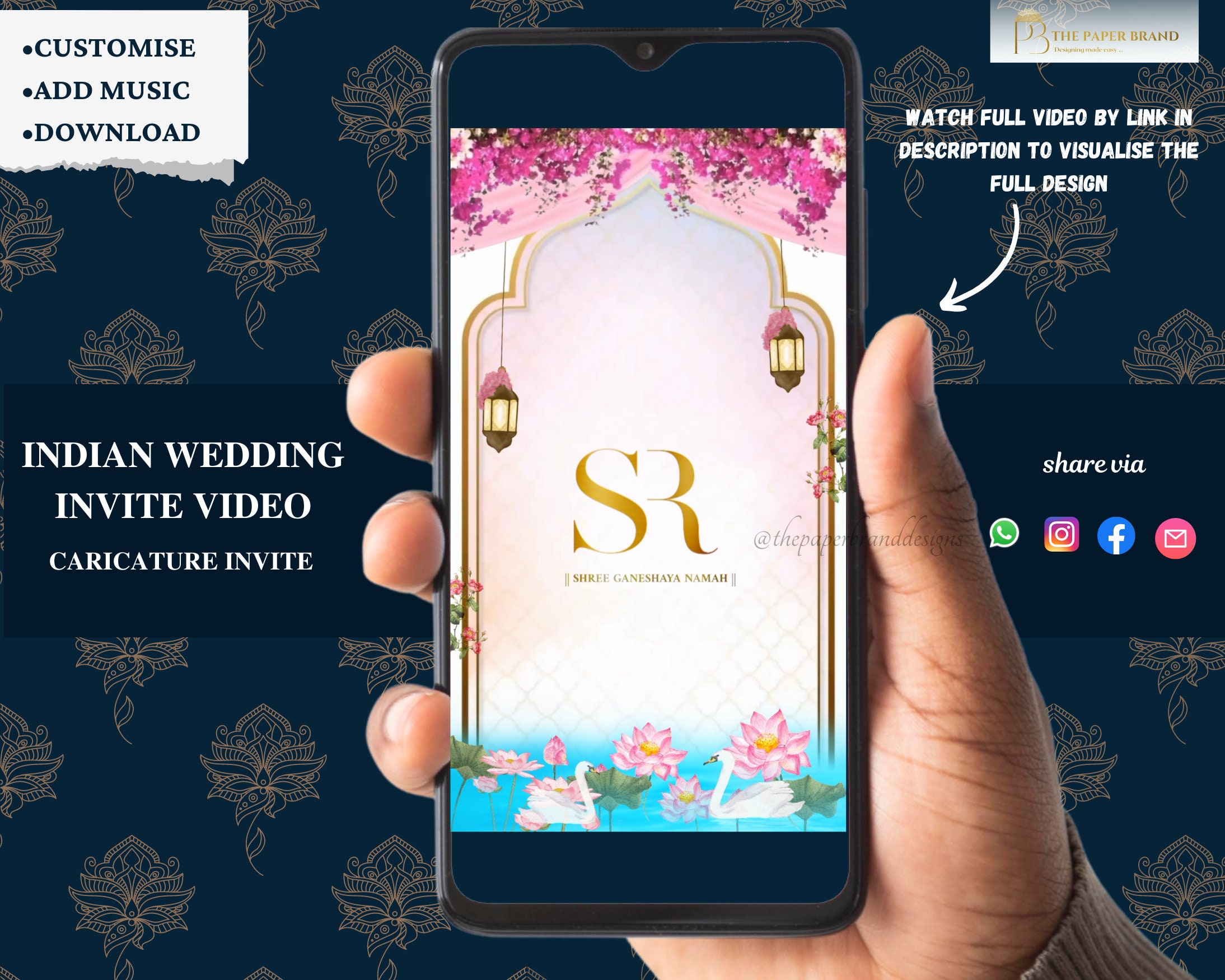 Indian Wedding Invitation Video ,indian Animated Invite,indian Invite ...