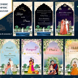 Indian Wedding Invitation Video ,indian Animated Invite,indian Invite ...