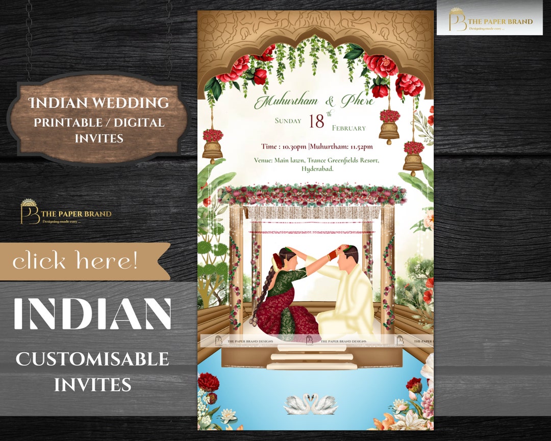 Hindu Invitations as Hindu Wedding Invites, Indian Wedding Cards ...