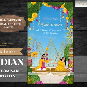 Pithi Invitation as Maiyan Invites, Holud Invites as Pithi Cards, Haldi ...