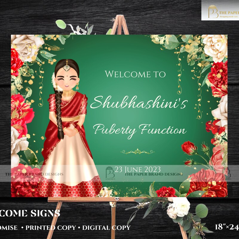 Puberty Ceremony Invitation - Etsy