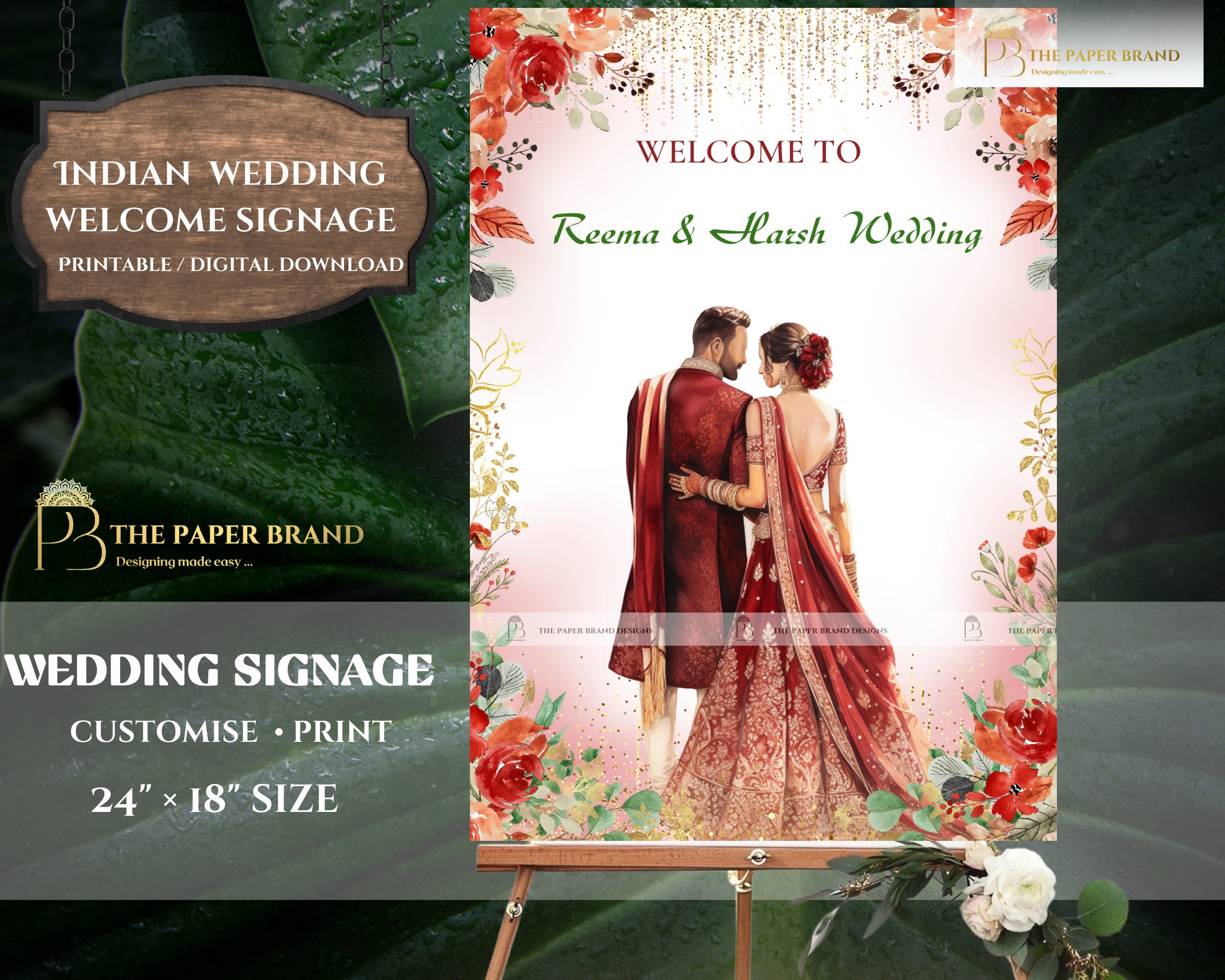 Buy Indian Wedding Welcome Signs,indian Wedding Posters&welcome Board ...