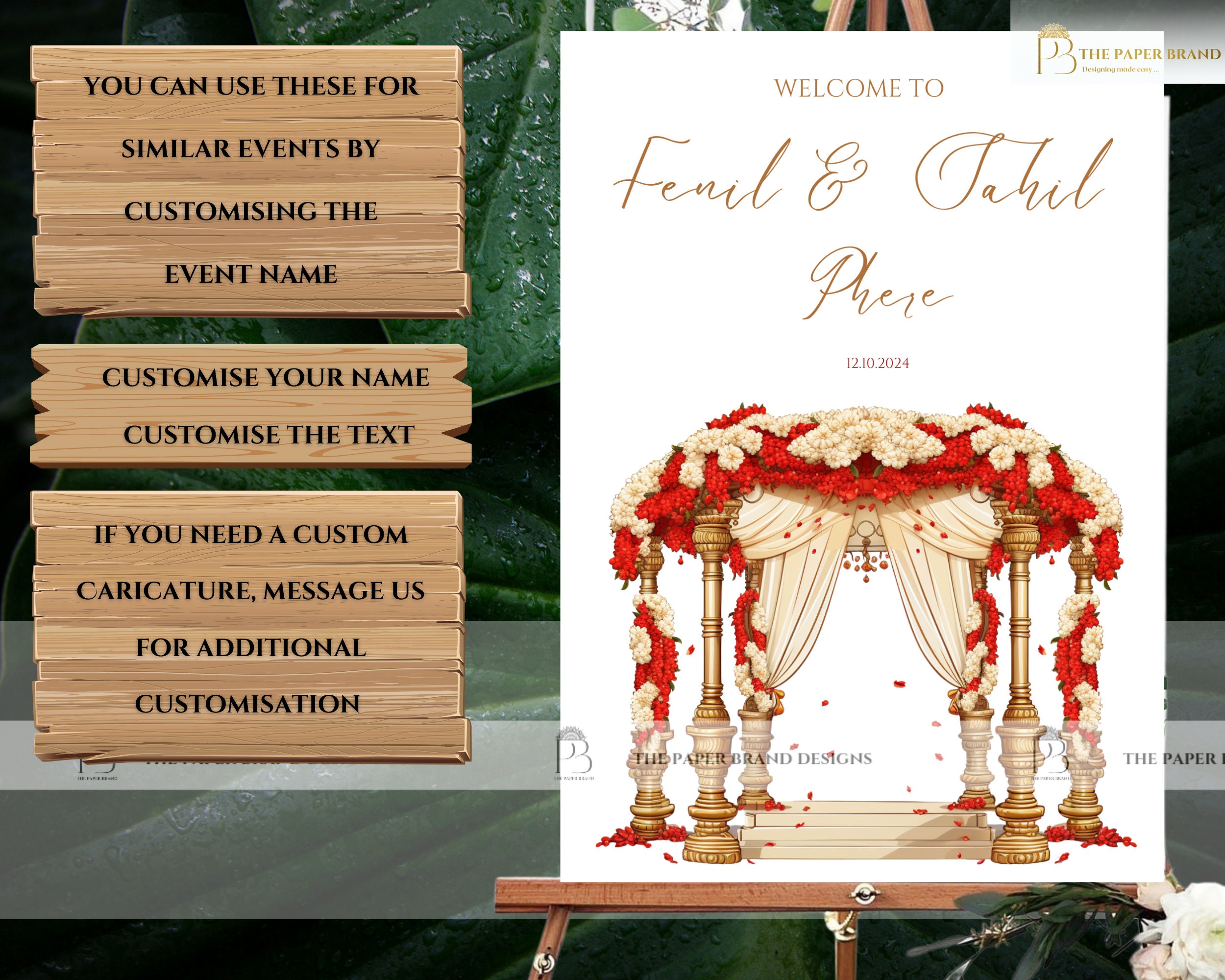 Indian Wedding Welcome Signs,indian Wedding Posters&welcome Board as ...