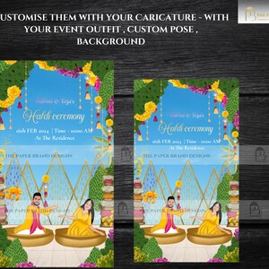 Pithi Invitation as Maiyan Invites, Holud Invites as Pithi Cards, Haldi ...