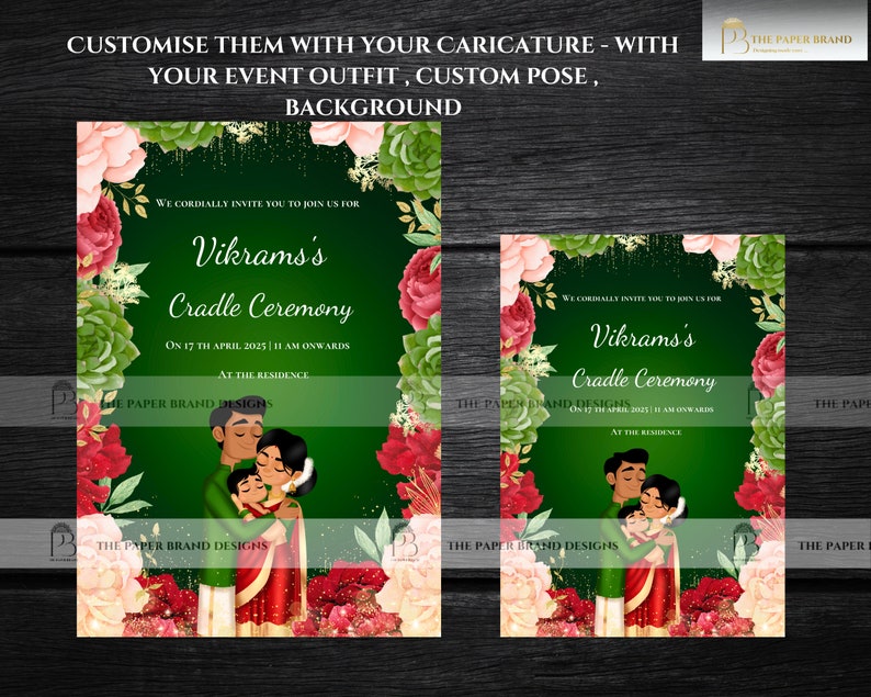 Indian Naming Ceremony Invitation as Indian Cradle Ceremony Invitation ...