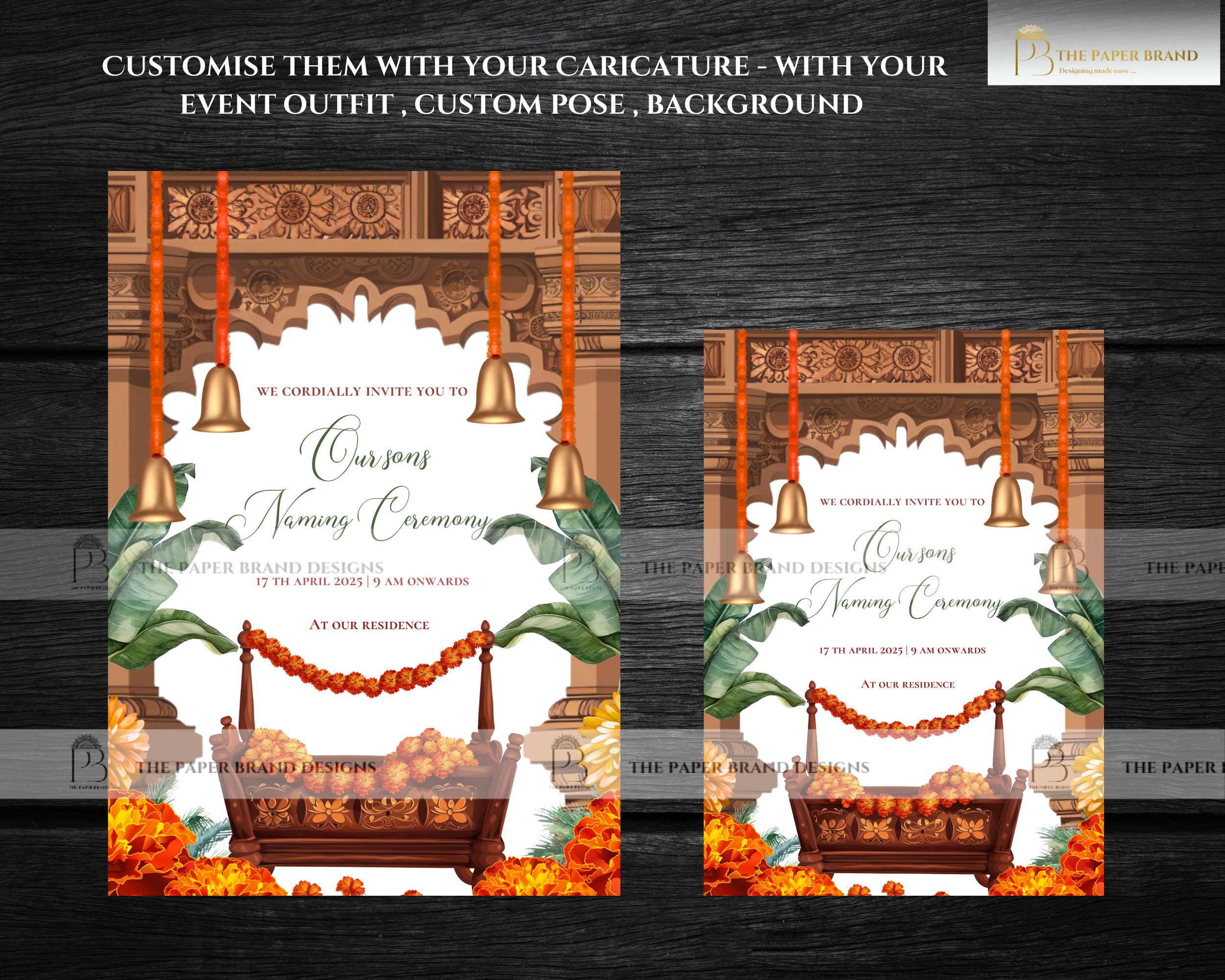 Indian Naming Ceremony Invitation as Indian Cradle Ceremony Invitation ...