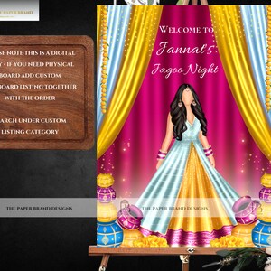 Jagoo Night Signs in Jago Welcome Signs in Jagoo Invites for Punjabi ...