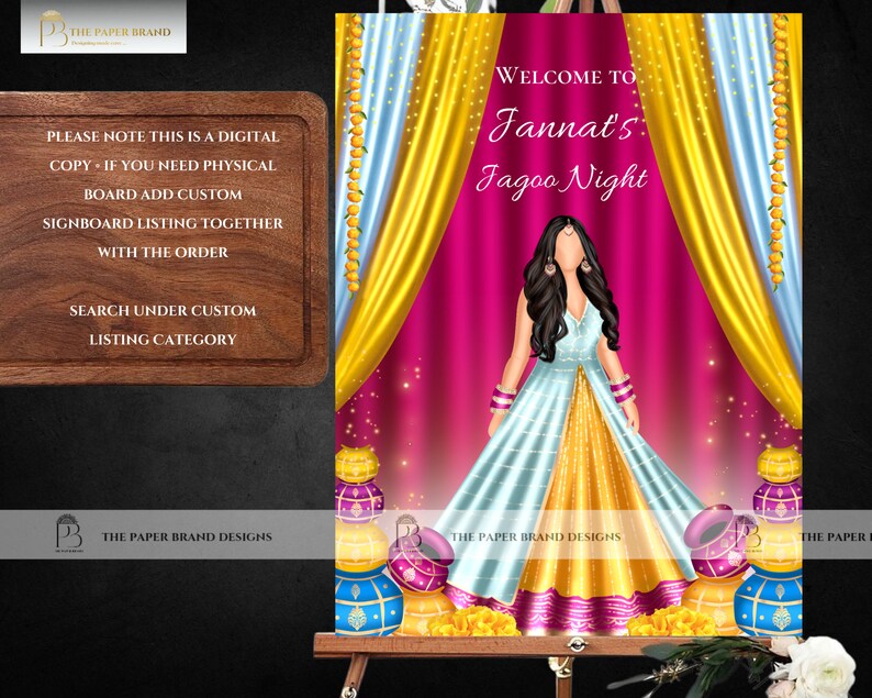 Jagoo Night Signs in Jago Welcome Signs in Jagoo Invites for Punjabi ...