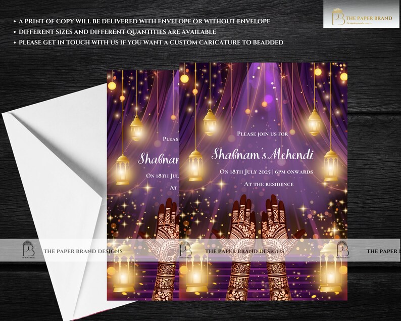 Mehendi Invites & Pithi Invites ,haldi Party Invites, Mehndi Invitation ...