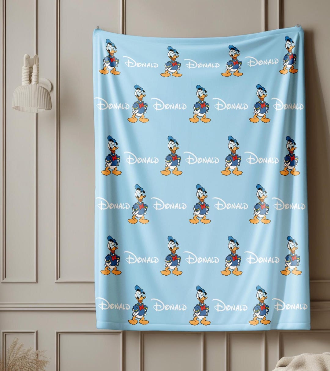 Disney Donald Duck Baby Blanket,soft Cozy Kids Throw,cute Cartoon Duck ...