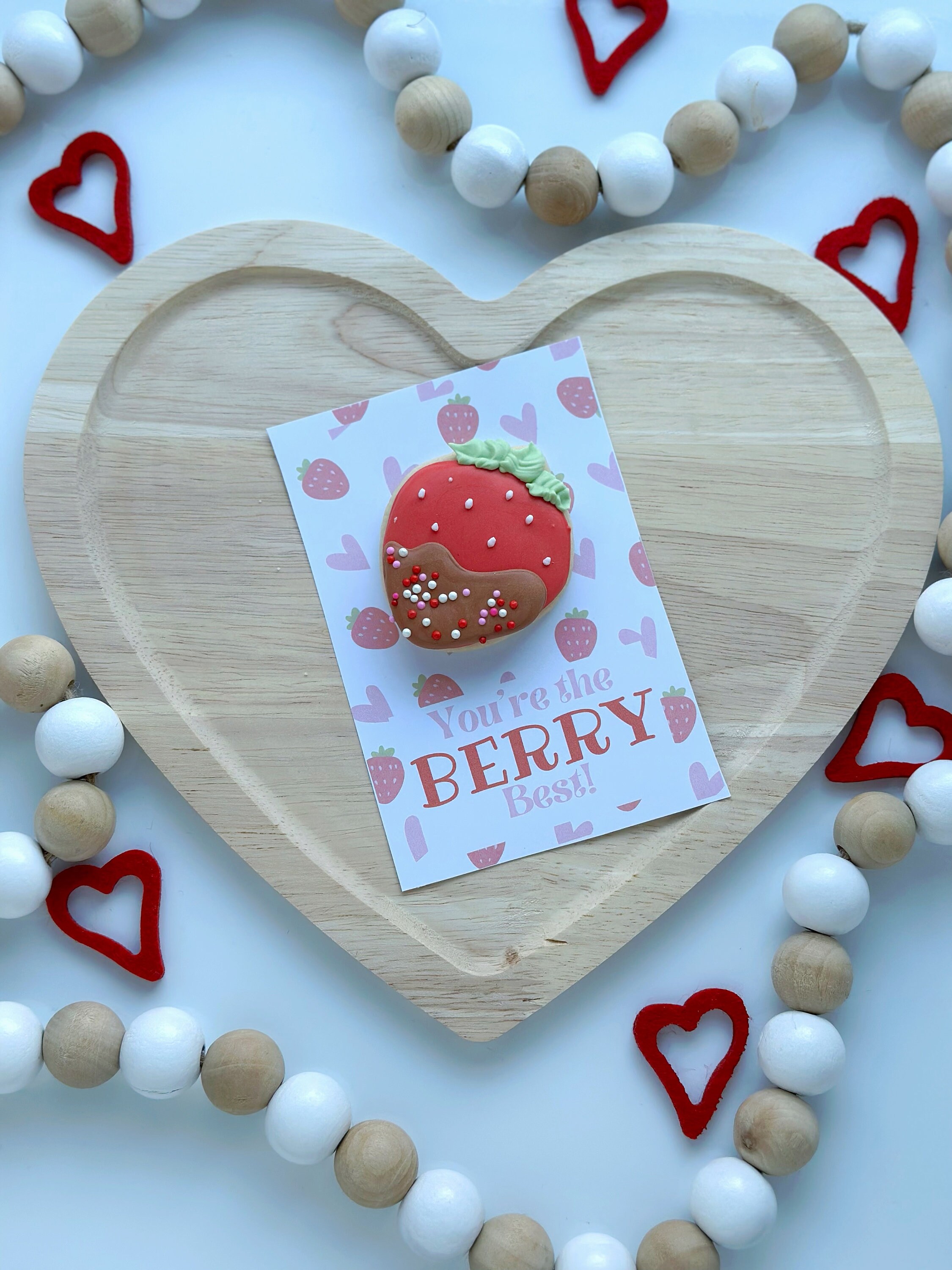 Berry Best COOKIE CARD, 3.5"x5" Printable Cookie Card, Instant Download ...