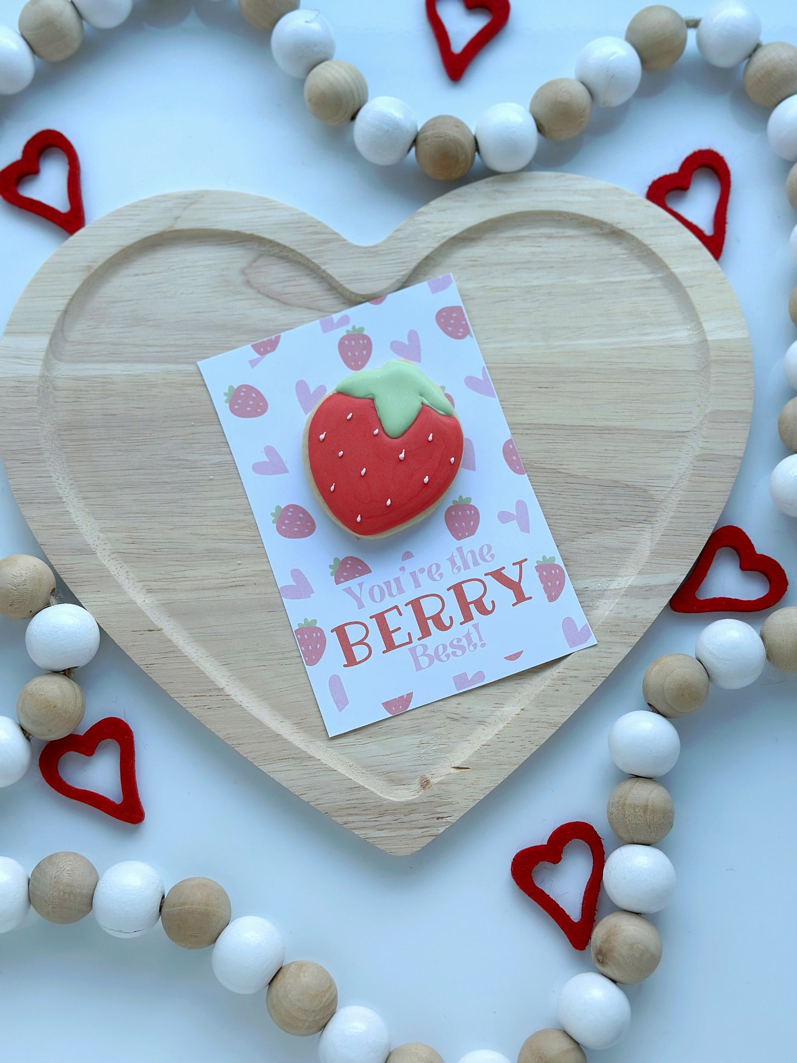 Berry Best COOKIE CARD, 3.5"x5" Printable Cookie Card, Instant Download ...